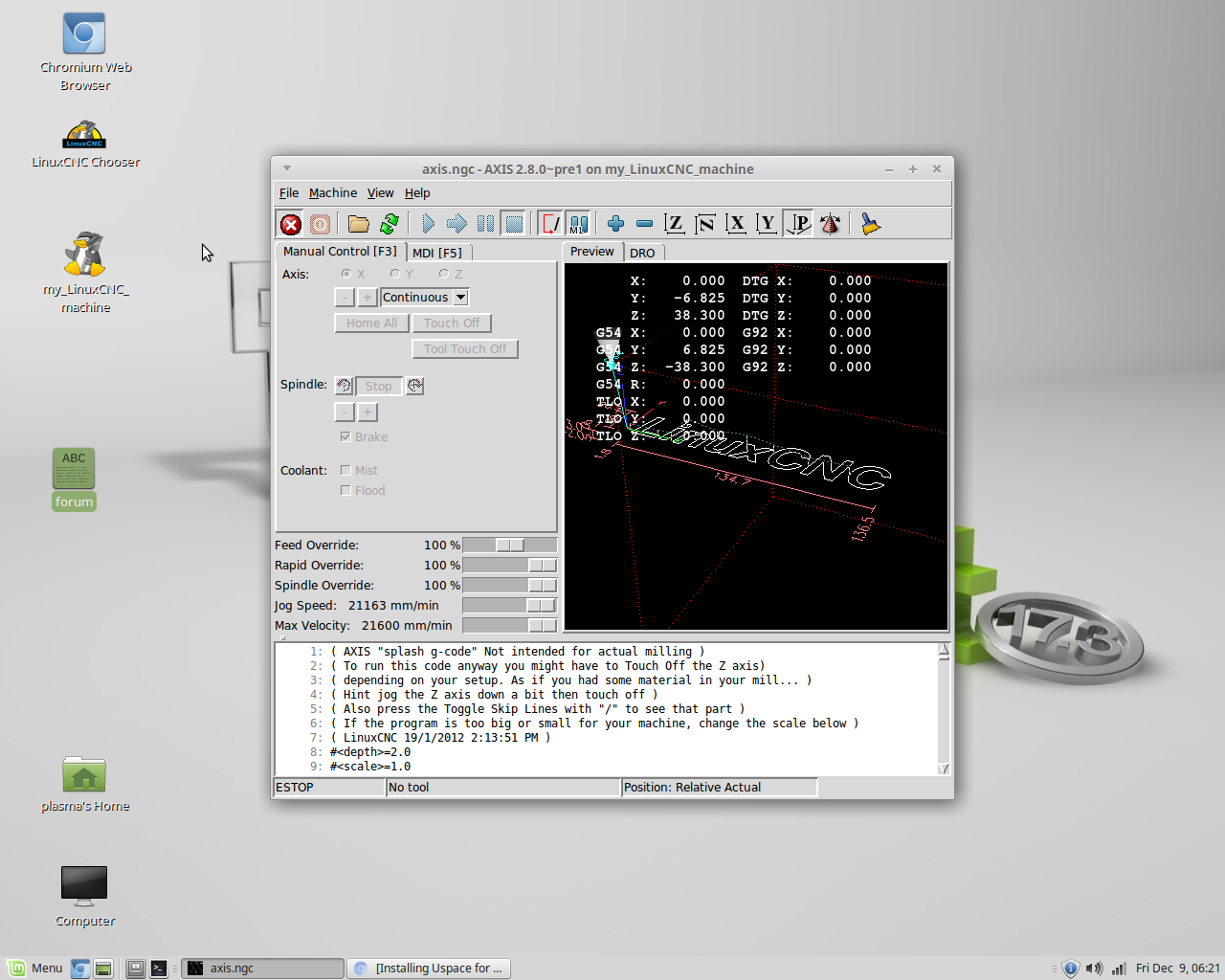 Installing Uspace for Master - Page 8 - LinuxCNC